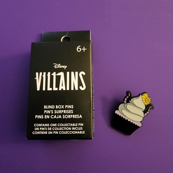 Loungefly | Accessories | Disney Villains Cupcake Loungefly Enamel Pin ...